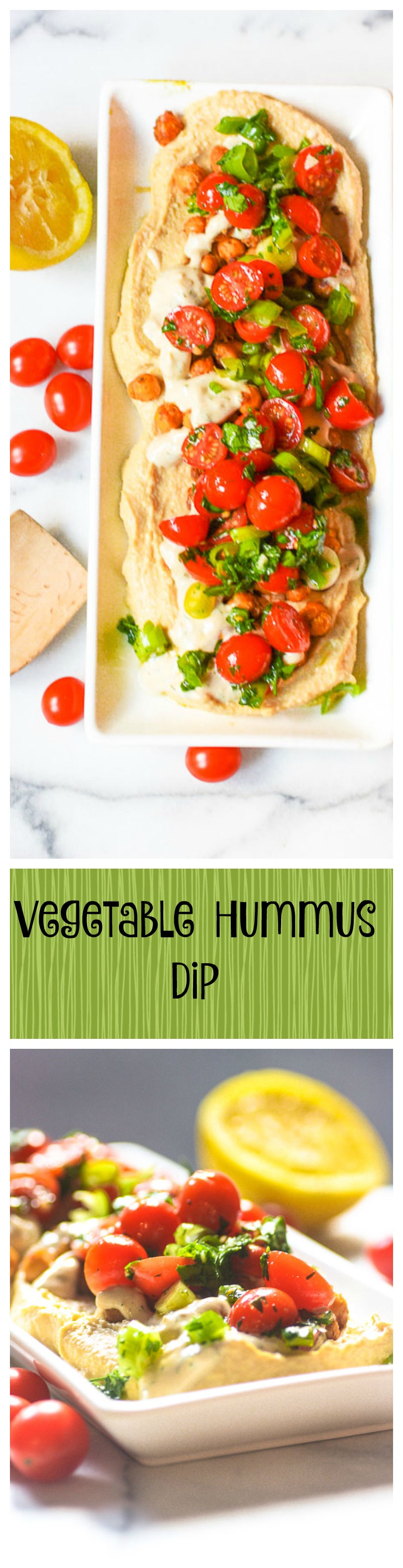 Vegetable Hummus Dip Recipe